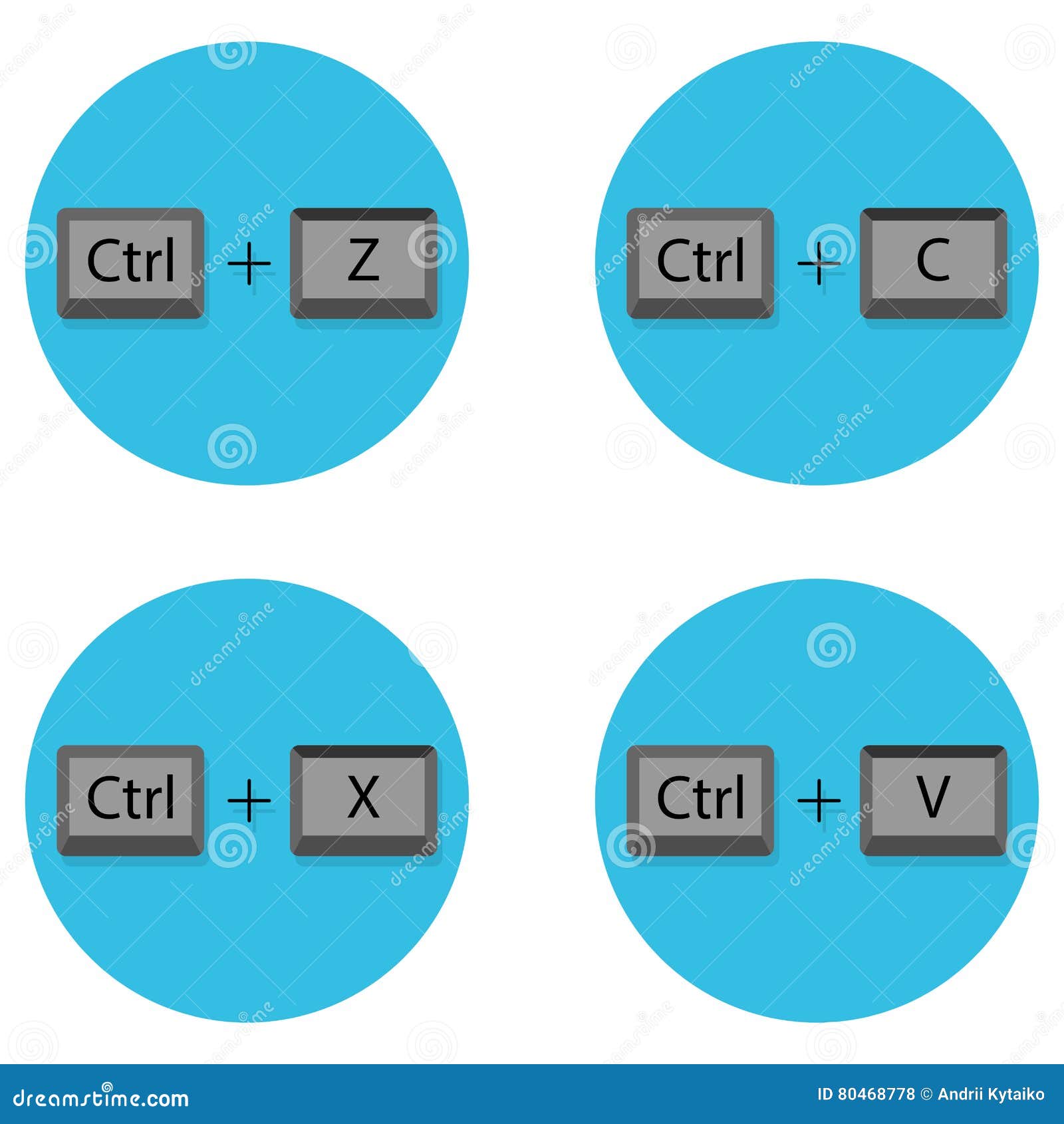 Combinaison Des Boutons De Clavier Illustration de Vecteur ...