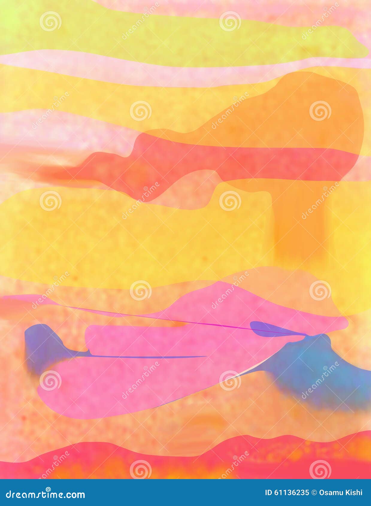 Combination of colors stock illustration. Illustration of brush - 61136235