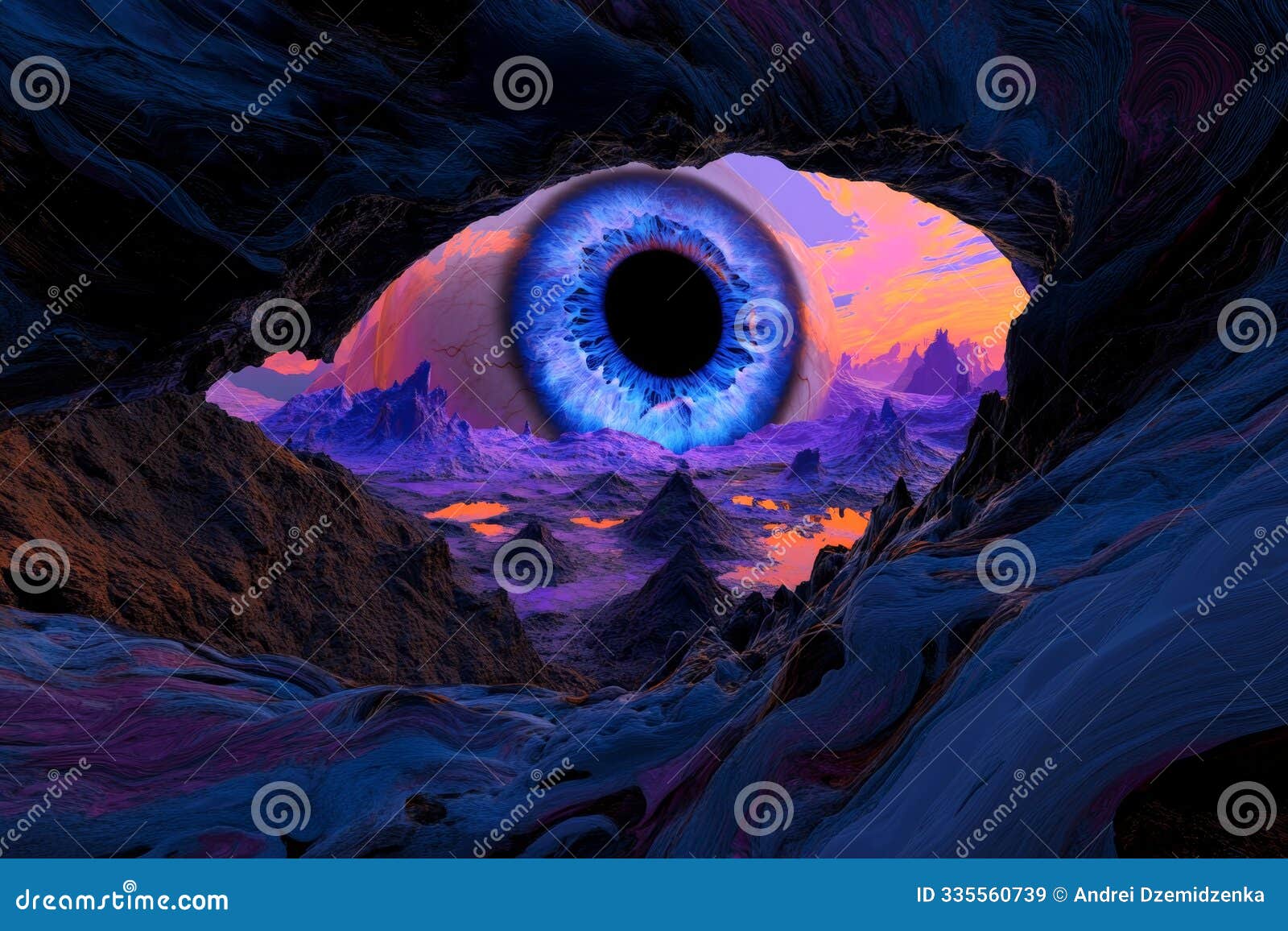 Through a Combination of Cosmic Colors, Celestial Forms, Mystical ...