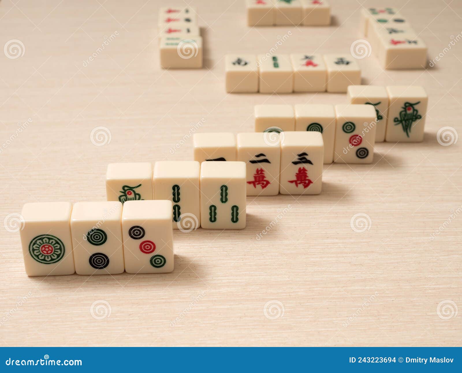 Stack Of Mahjong Tiles Stock Photography | CartoonDealer.com #6022910