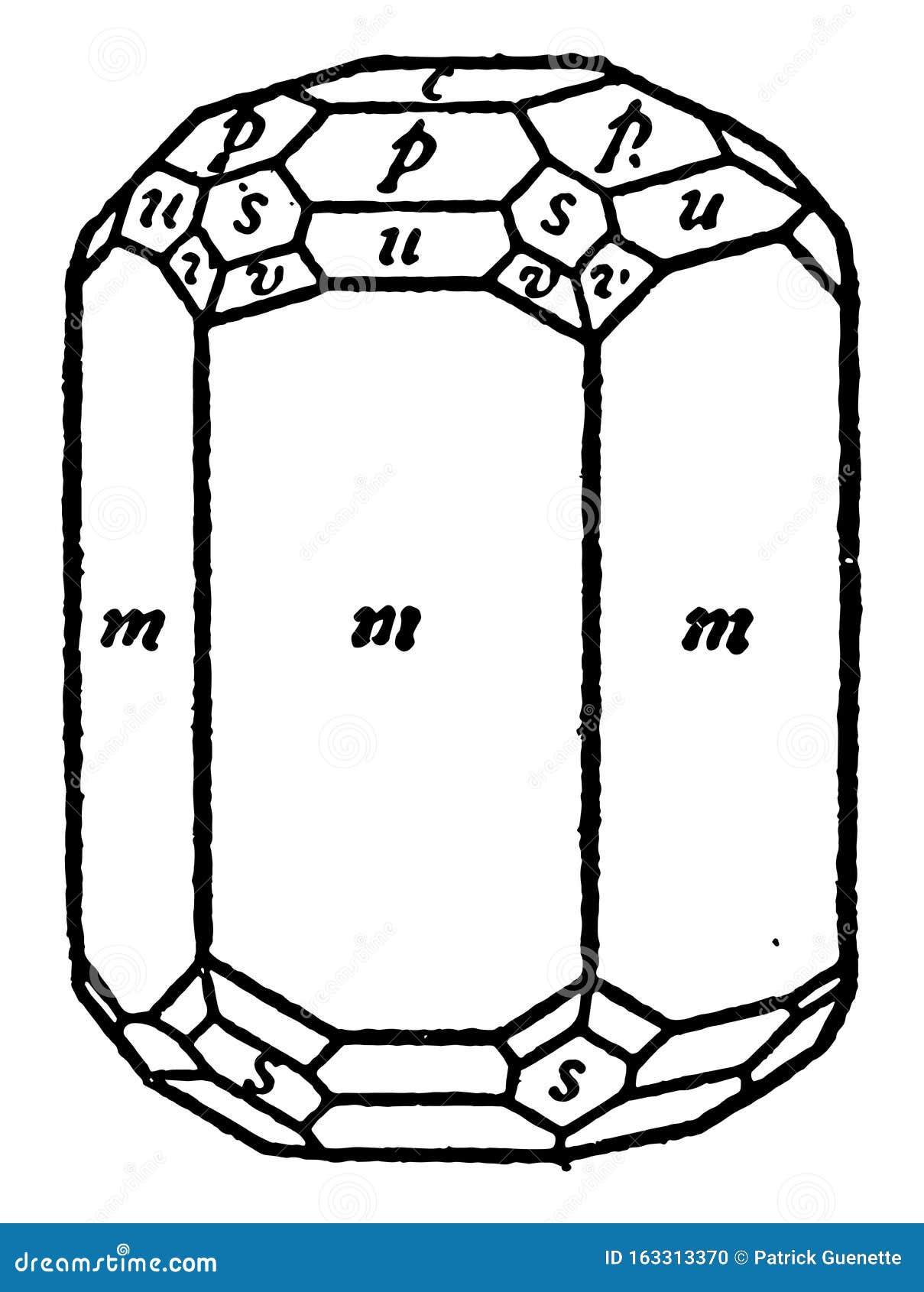 Hexagonal Innumerable Stock Illustrations – 1 Hexagonal Innumerable ...