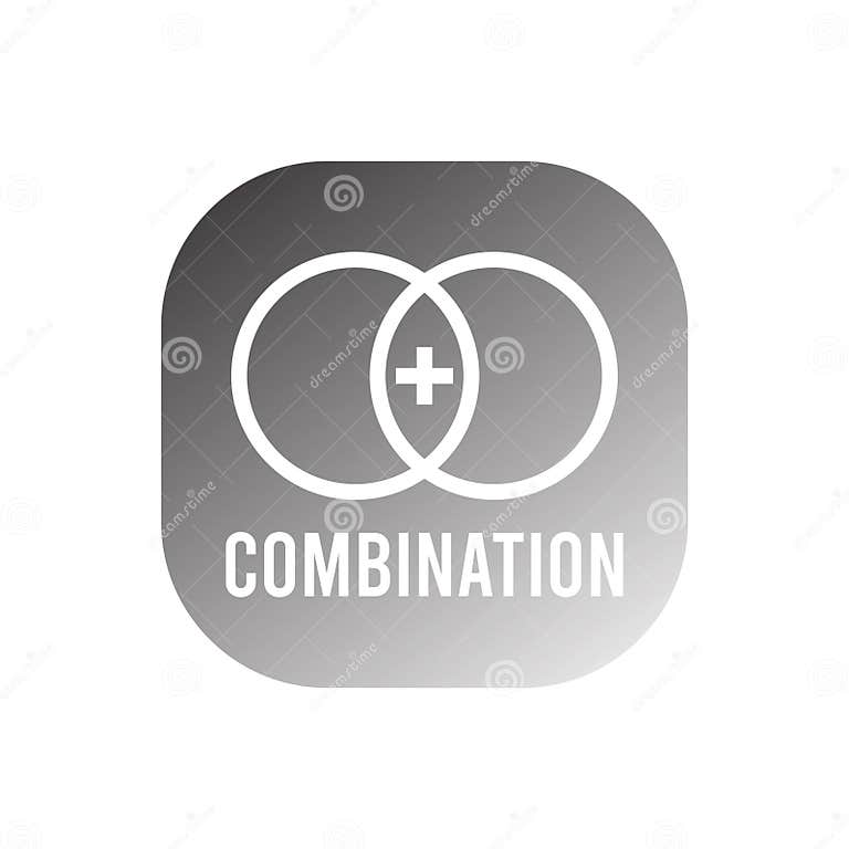 Combination icon vector stock illustration. Illustration of design ...