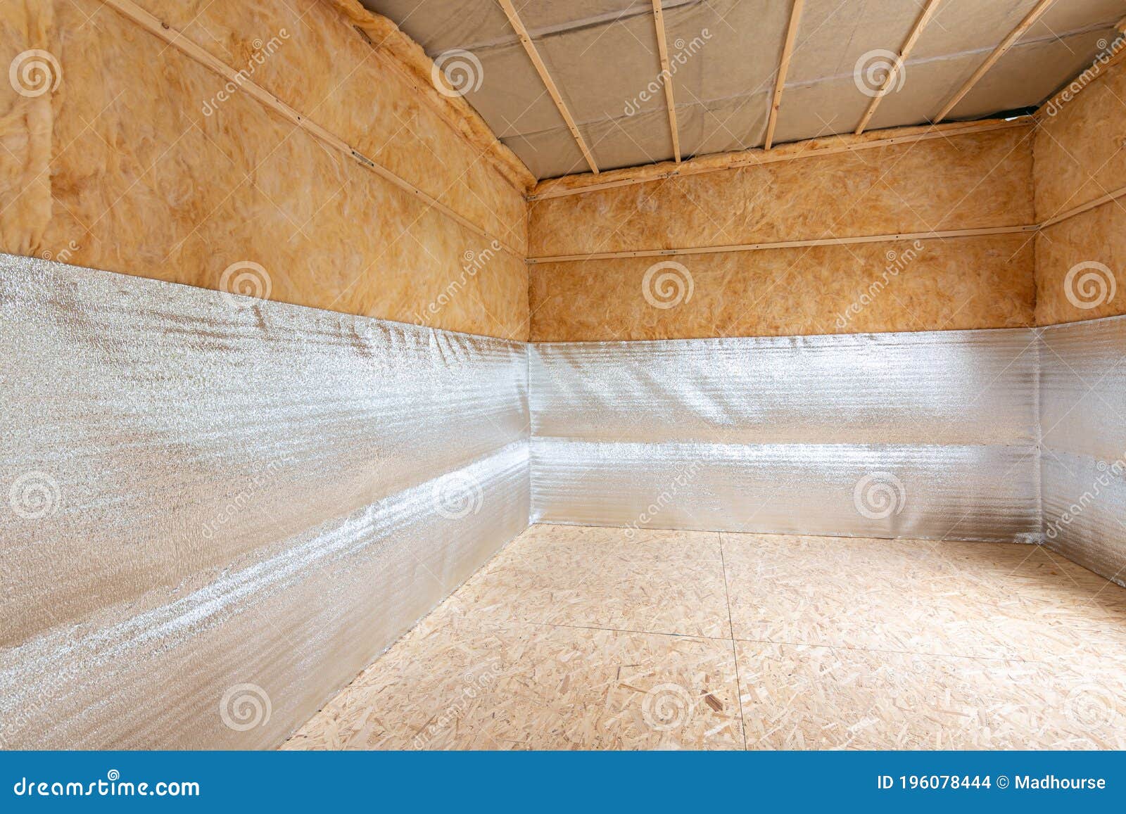Combination of Insulation during the Construction of a House, a Heat ...