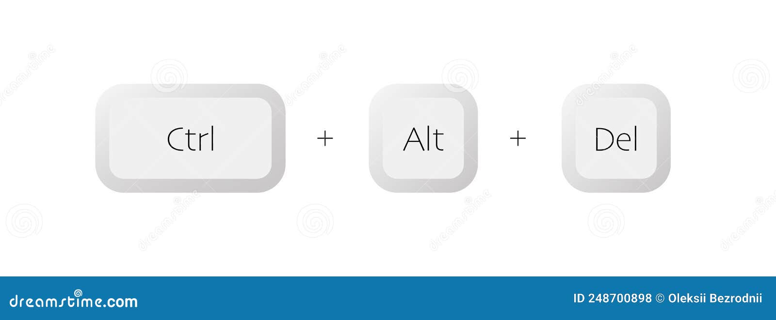 Combination Ctrl Alt Shift Covered With A Neon Backlit Keyboard