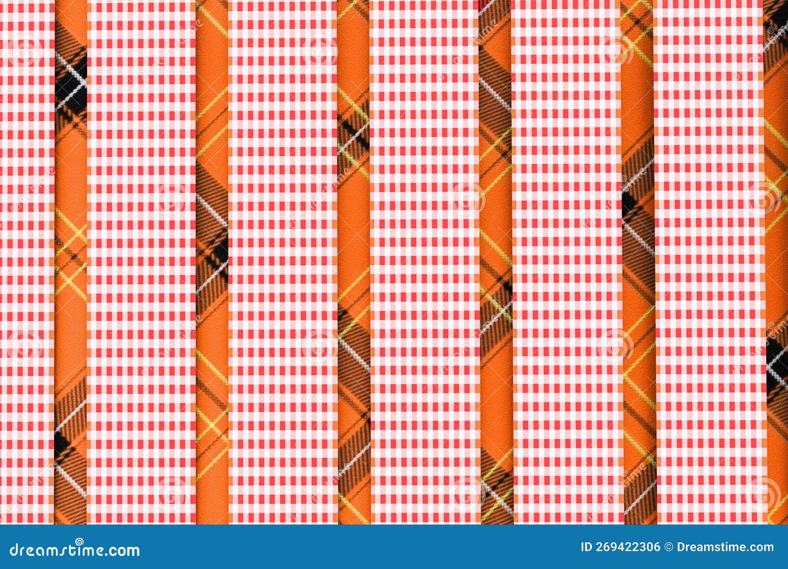 Combination of Linen Fabric Textures. Textured Backgrounds. 3d ...