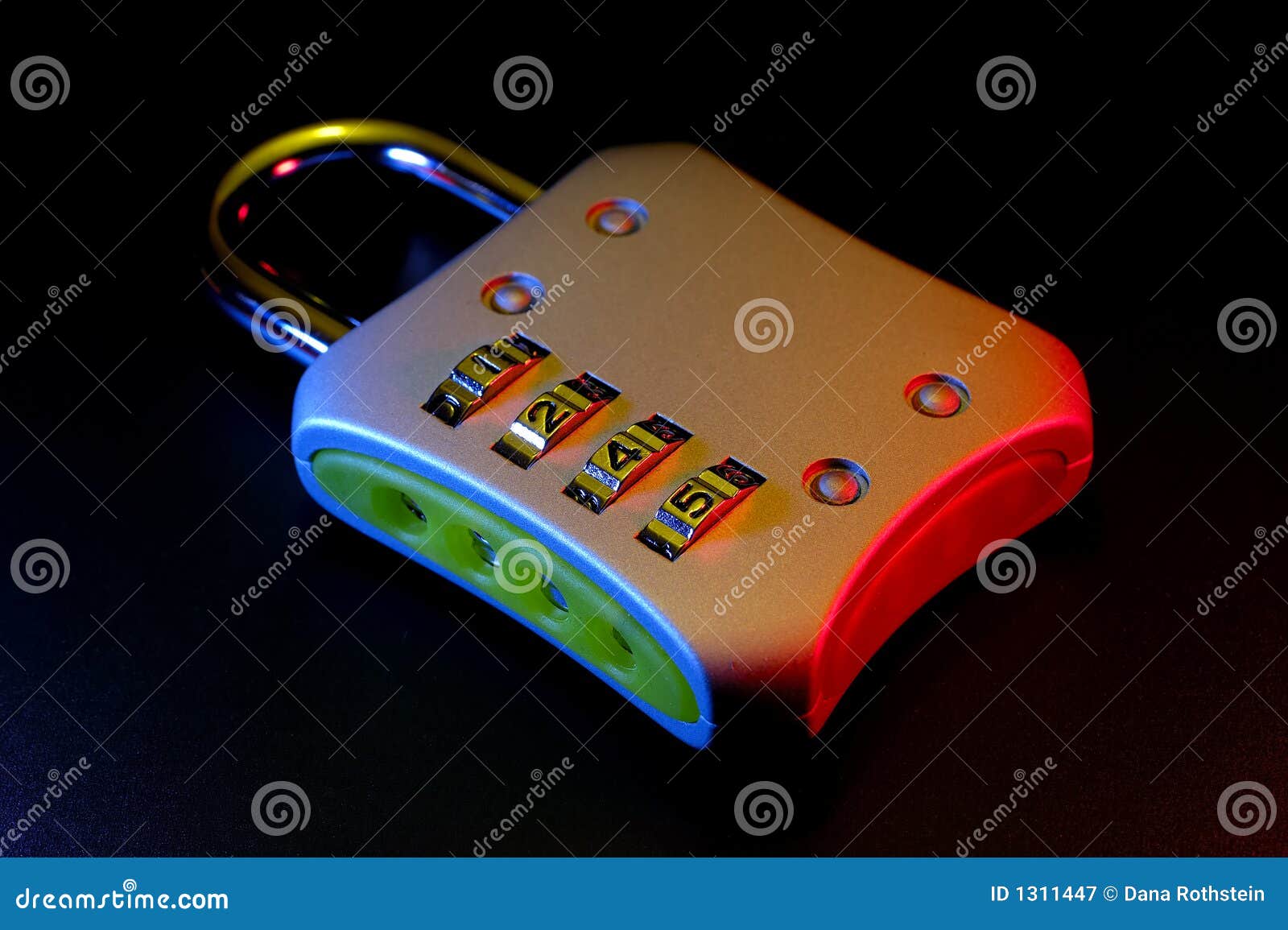 Combination Lock stock image. Image of privacy, security - 1311447
