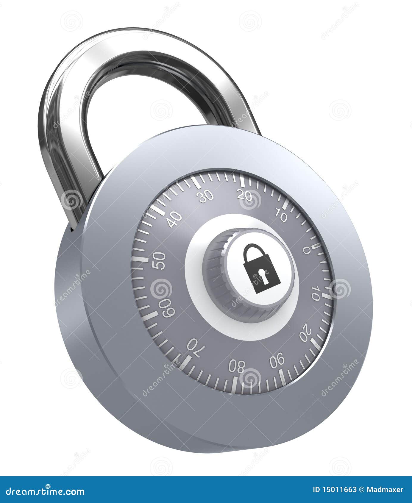 Padlocks Combination. Realistic Metallic Locks. Secret Key Code ...