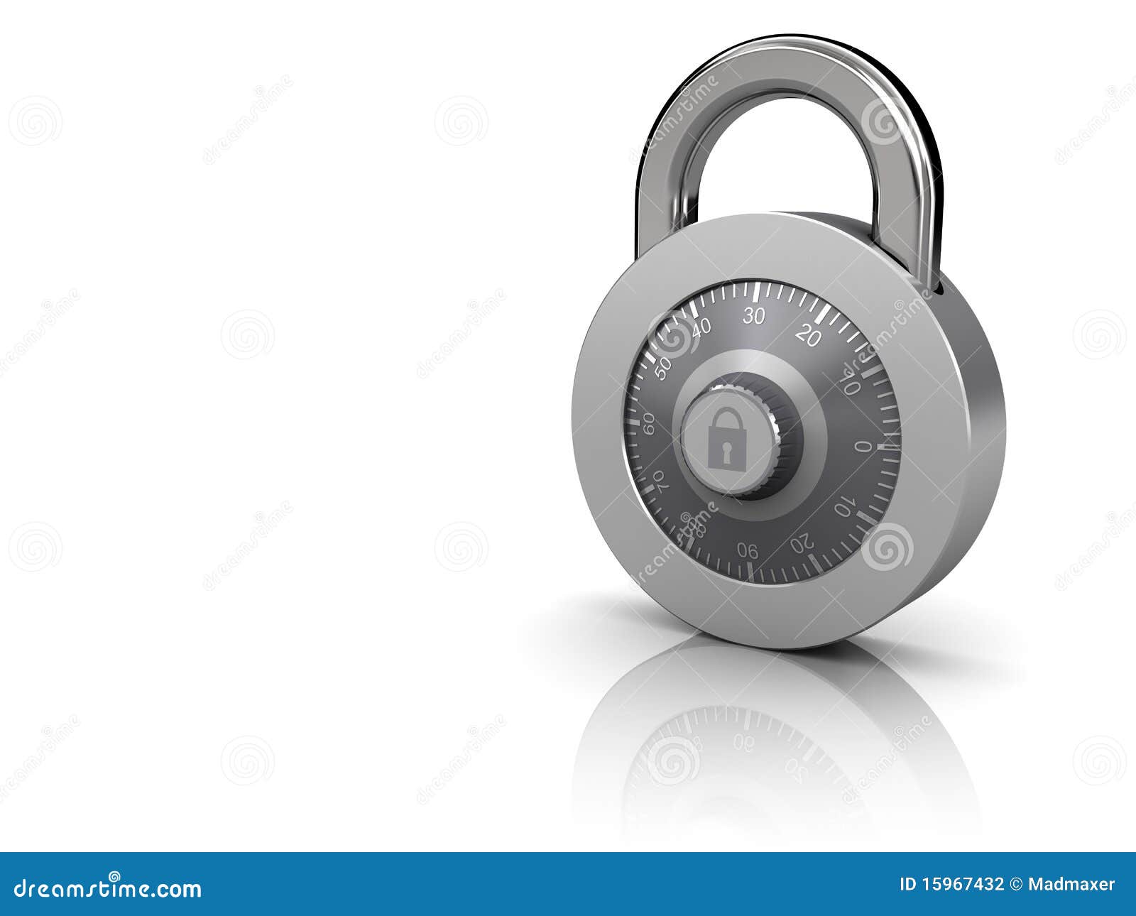 Padlocks Combination. Realistic Metallic Locks. Secret Key Code ...