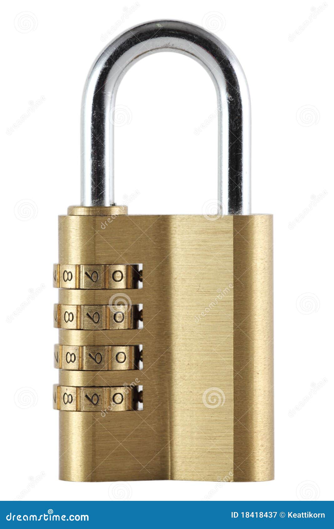 Combination Lock stock image. Image of protect, guard - 18418437