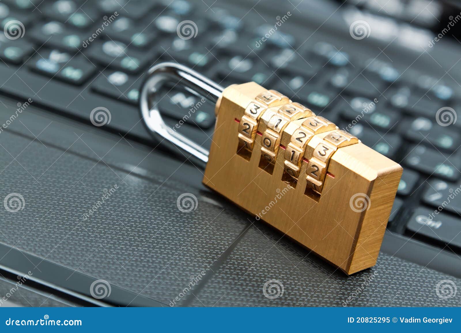 Combination lock stock image. Image of internet, equipment - 20825295