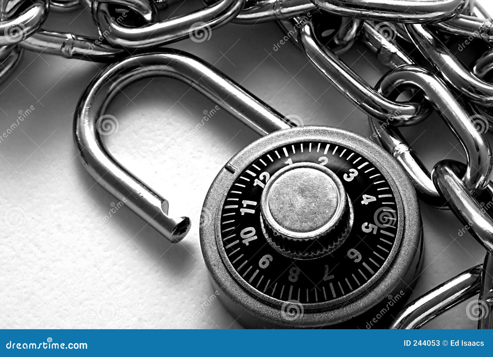 Combination Lock stock image. Image of open, steel, insure - 244053