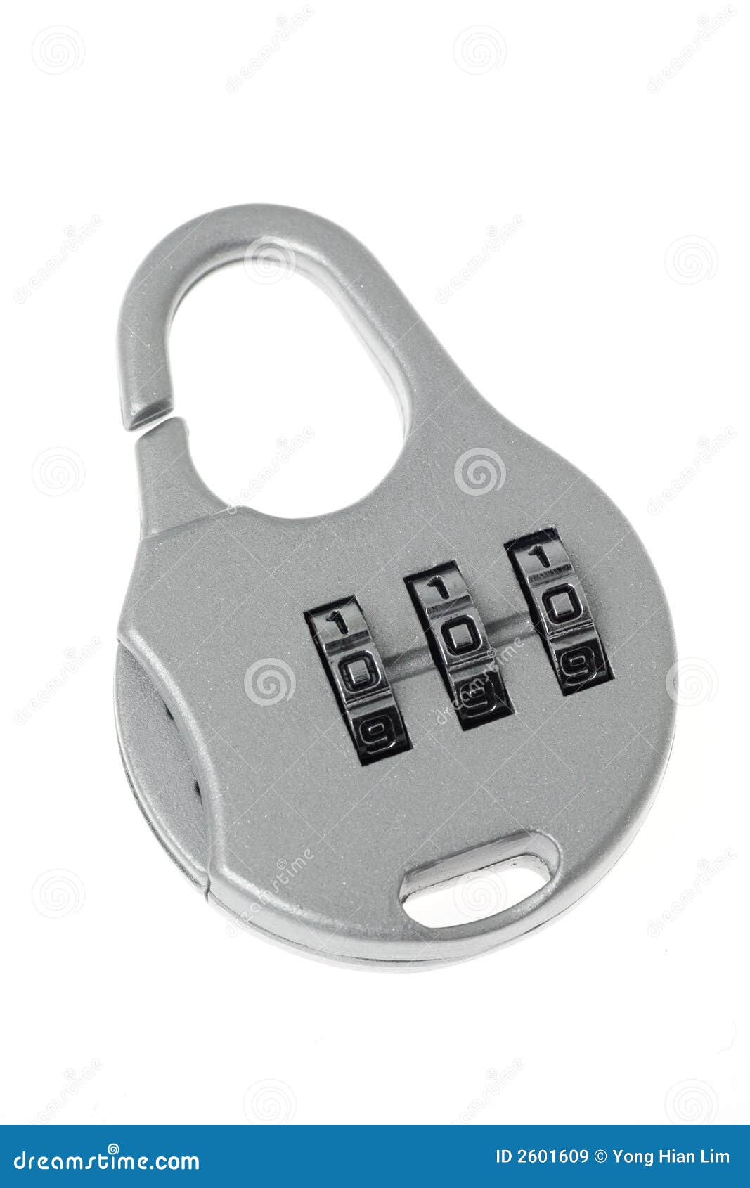 Combination lock stock image. Image of metal, prevention - 2601609