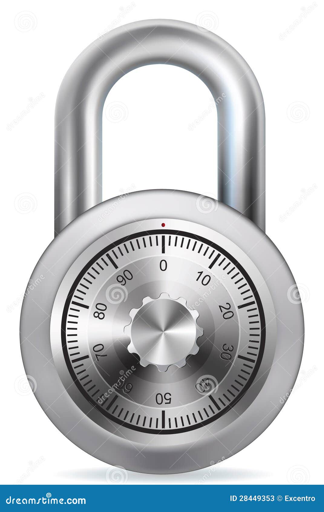 Combination Lock Wheel Vector Illustration | CartoonDealer.com #13916256