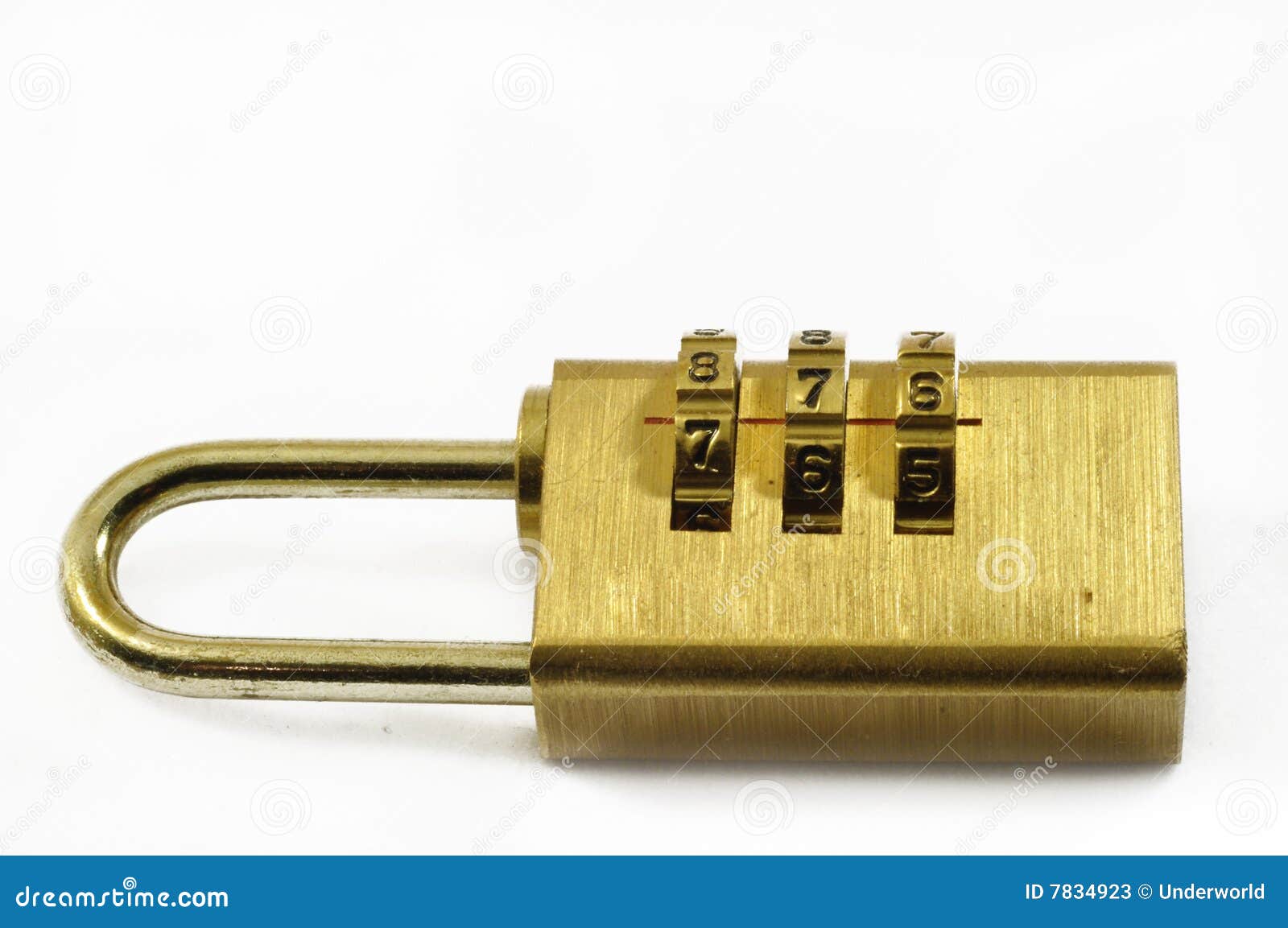Combination lock stock image. Image of silver, combination - 7834923