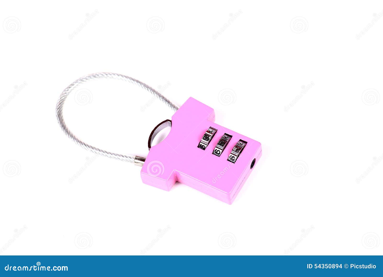 Combination lock stock photo. Image of wire, colored - 54350894