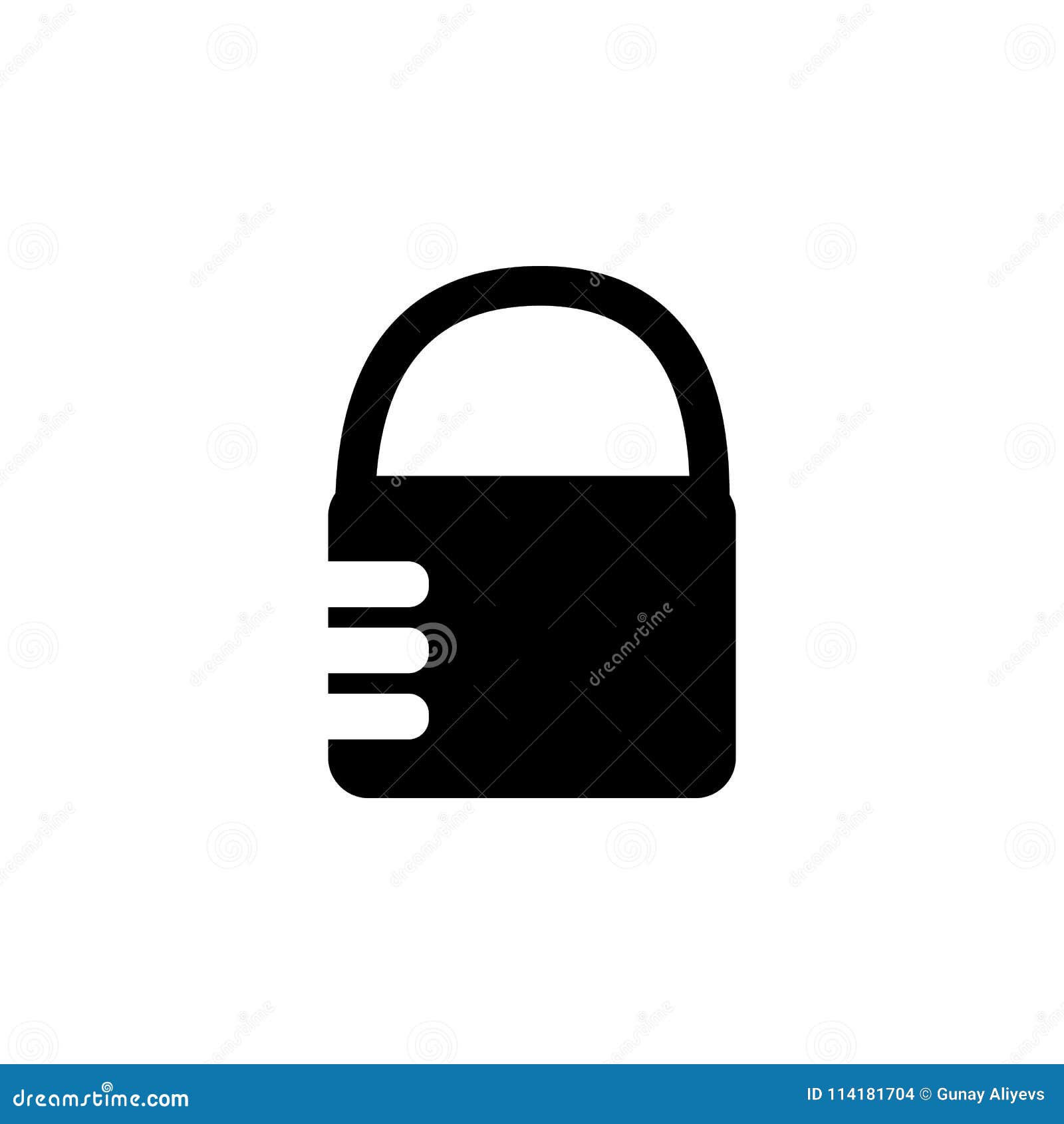 Combination Lock Icon. Element of Simple Icon for Websites, Web Design ...