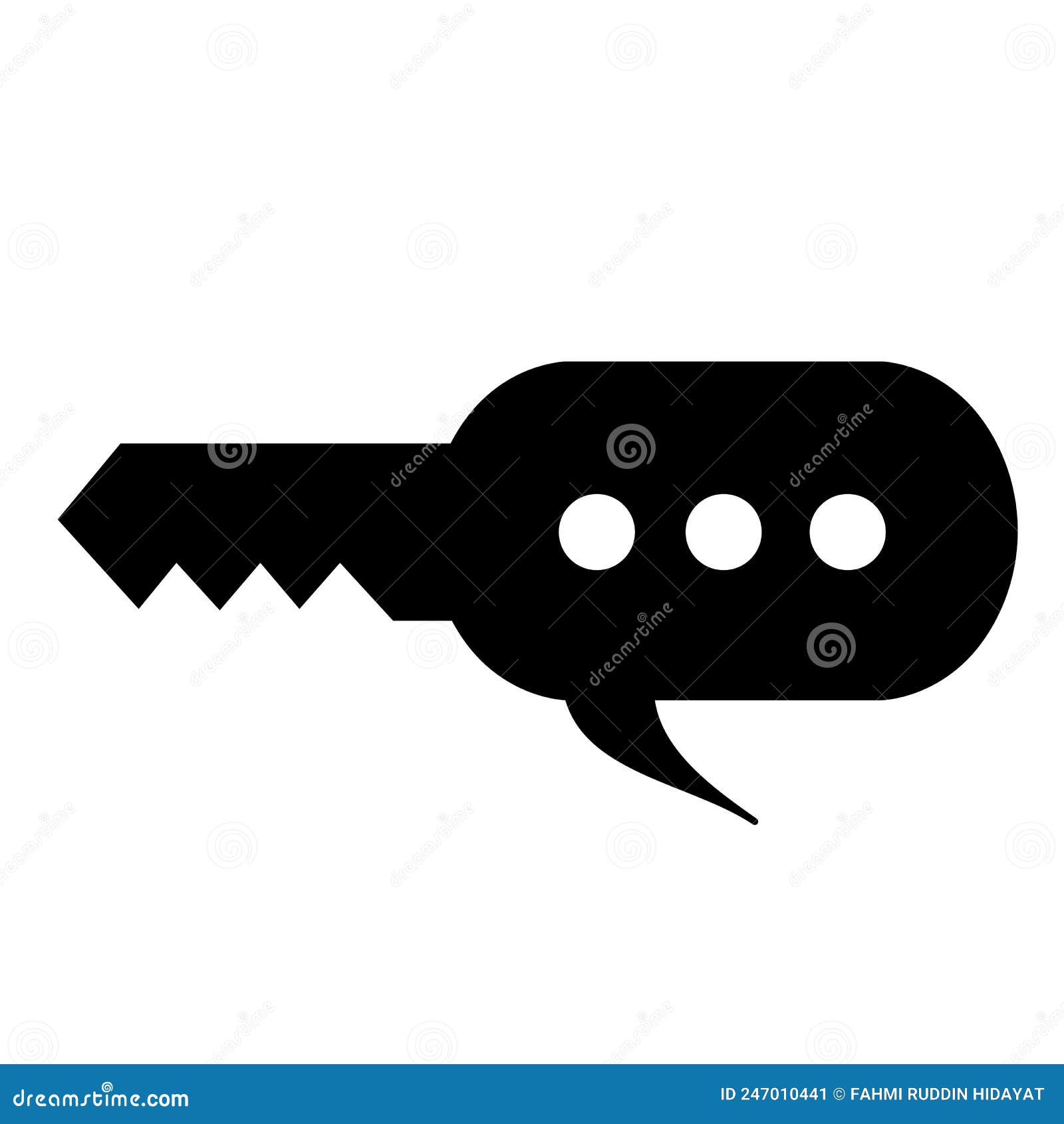 Combination Lock Logo Icon with Chat Icon Stock Vector - Illustration ...
