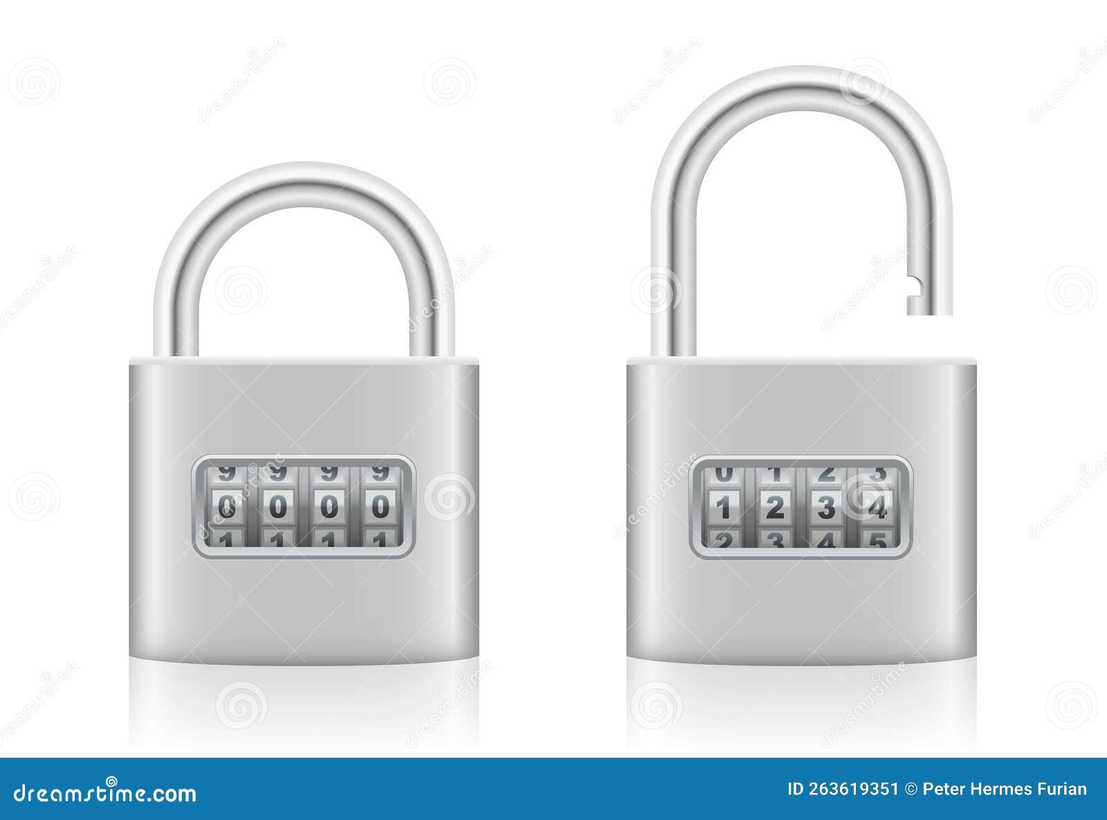 Unlocked Steel Safe With Dollar Banknote Packs Inside Stock ...