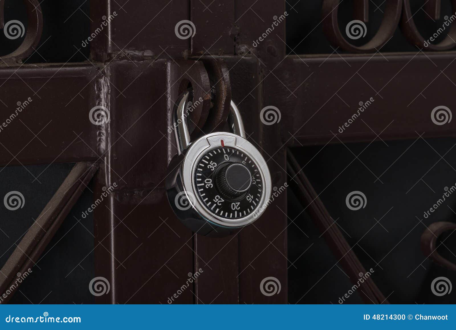 Combination lock stock photo. Image of number, protection - 48214300
