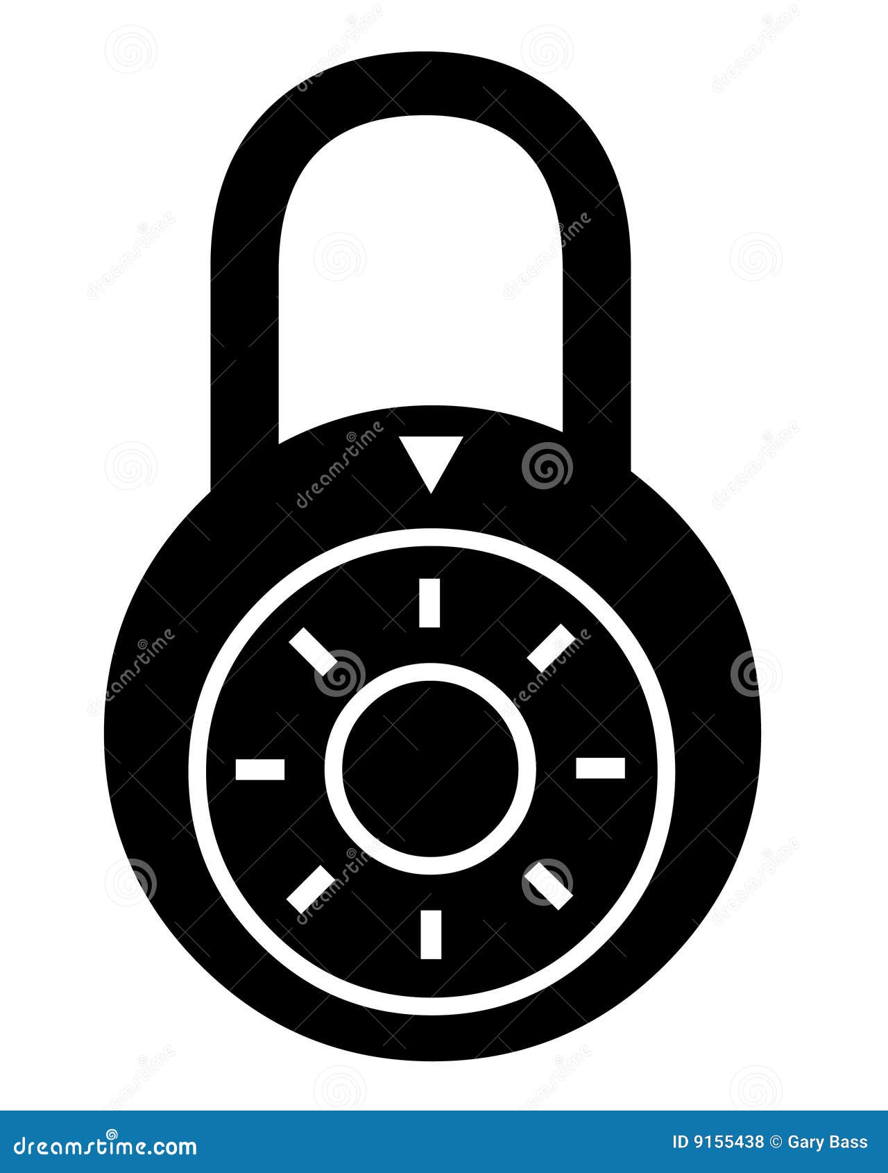 Lock Symbol And Biometric Fingerprint Scanner For Access To Protected ...