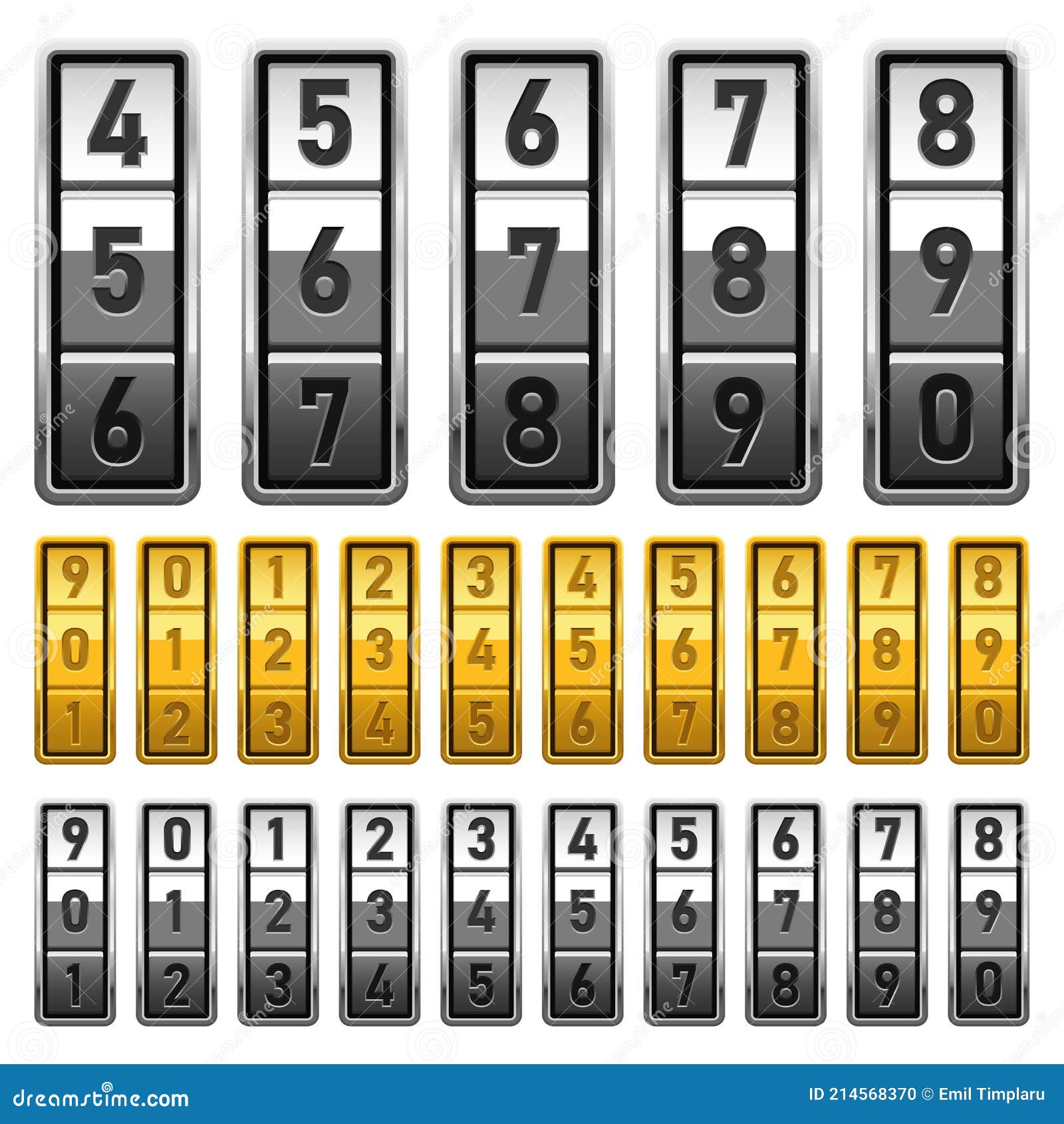 Combination Lock Vector Design Illustration Stock Vector - Illustration ...