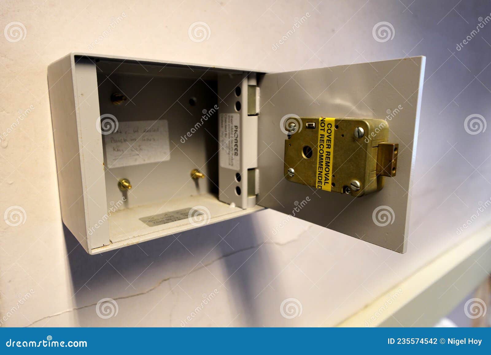 Combination Lock Wall Safe for Keys Editorial Photography - Image of ...