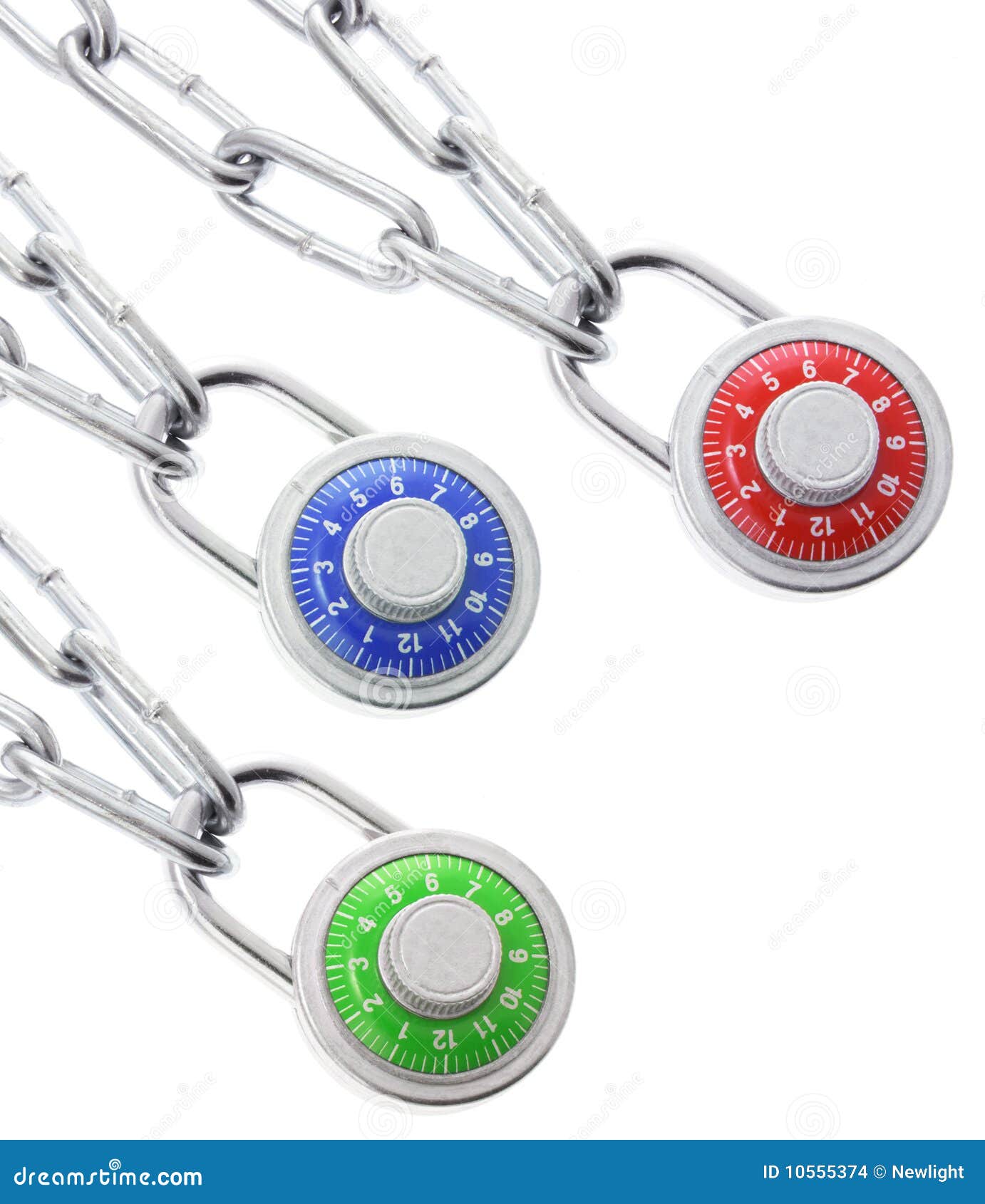 Combination Locks and Chains Stock Photo - Image of locks, protection ...