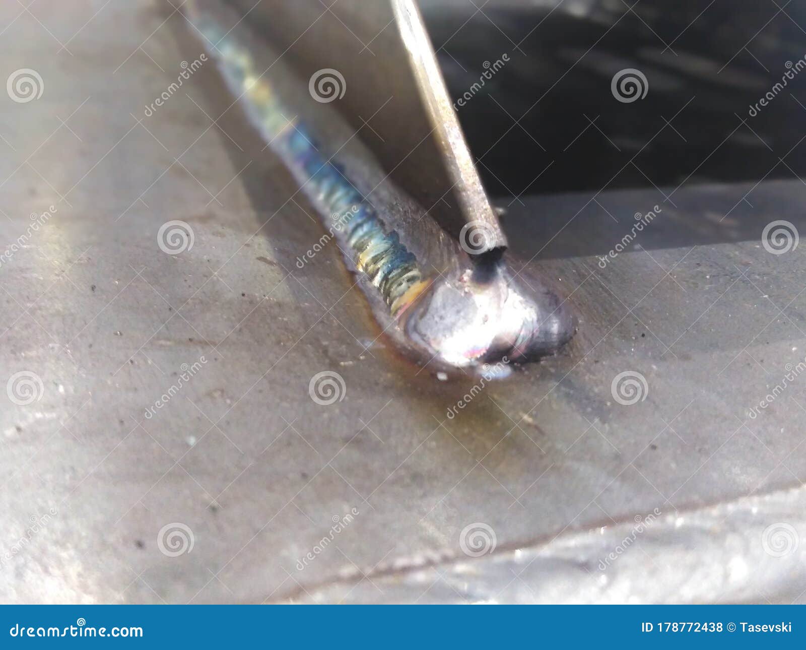 The Combination of MAG and TIG Welding Process Stock Photo - Image of ...