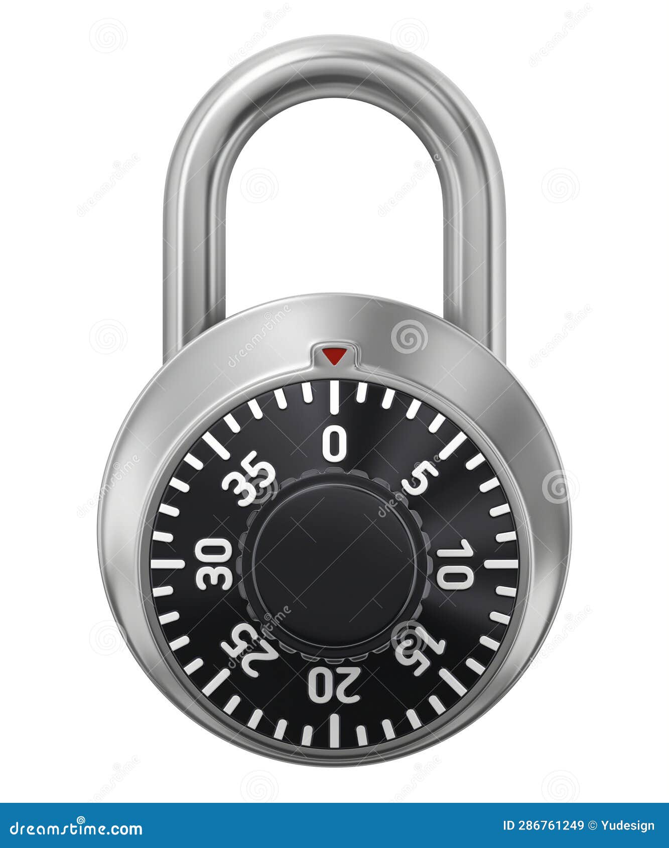 Combination padlock stock illustration. Illustration of protection ...