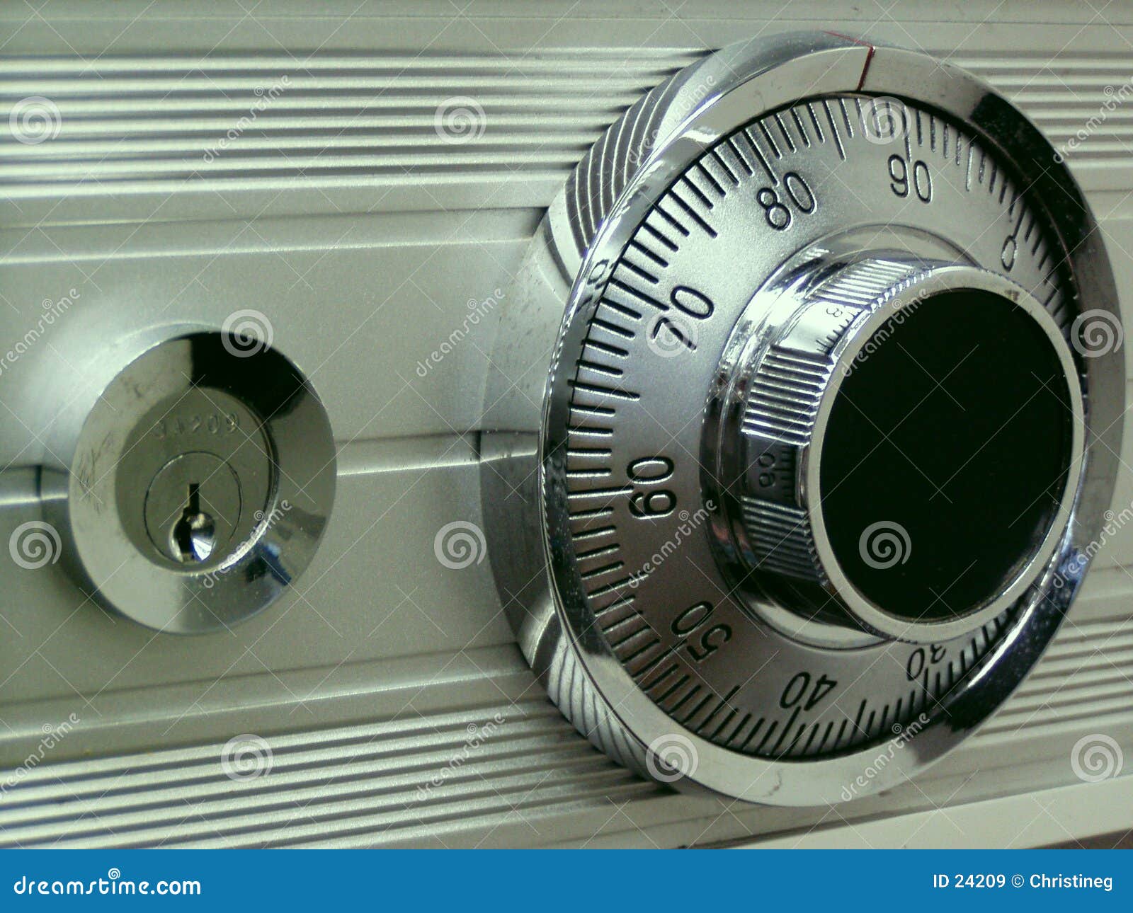 Combination Safe stock image. Image of combination, silver - 24209