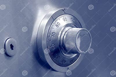 Combination Safe Lock and Key Stock Image - Image of treasure, business ...