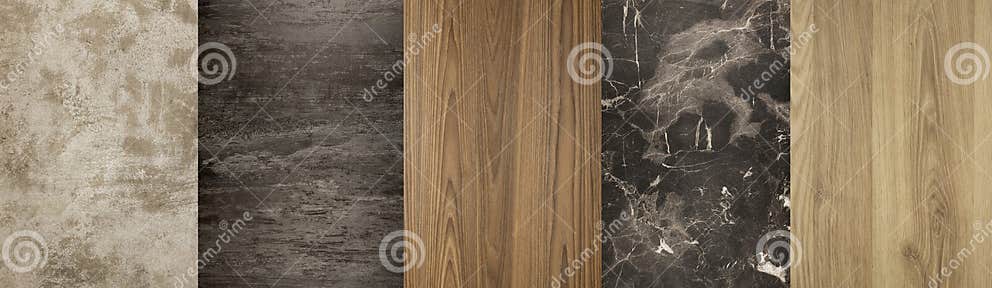 Combination of Stone and Wood. the Concept of the Interior of Stone and ...