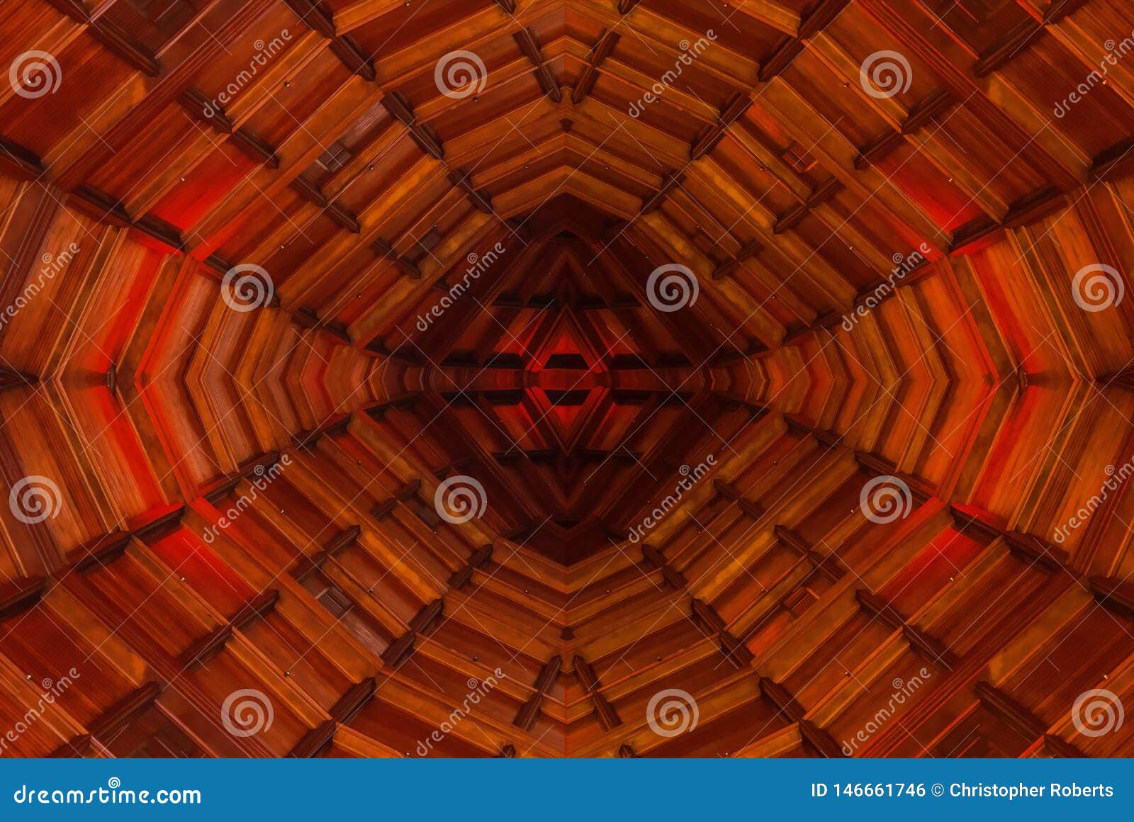 Red Ceiling Modern Abstract Architecture Designs Stock Photo - Image of ...