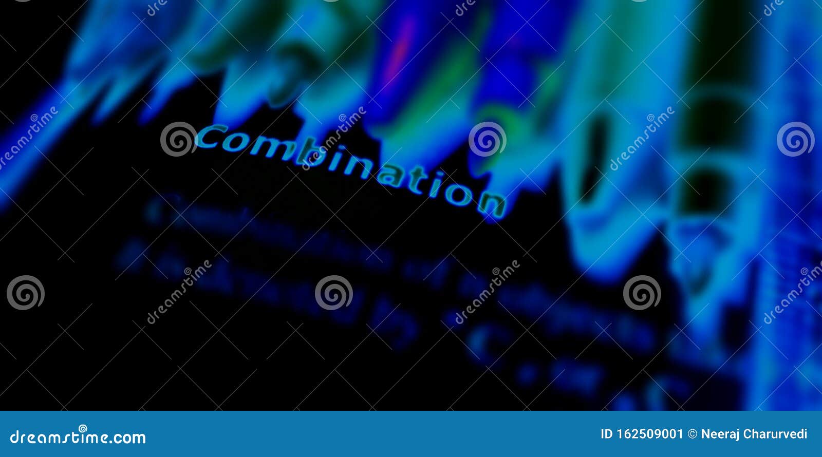 Combination Text Written in English Language on Blue Illustrations ...