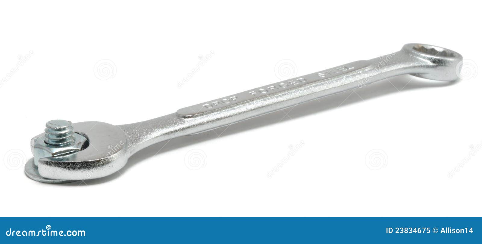 Wrench With A Bolt Royalty-Free Stock Photography | CartoonDealer.com ...