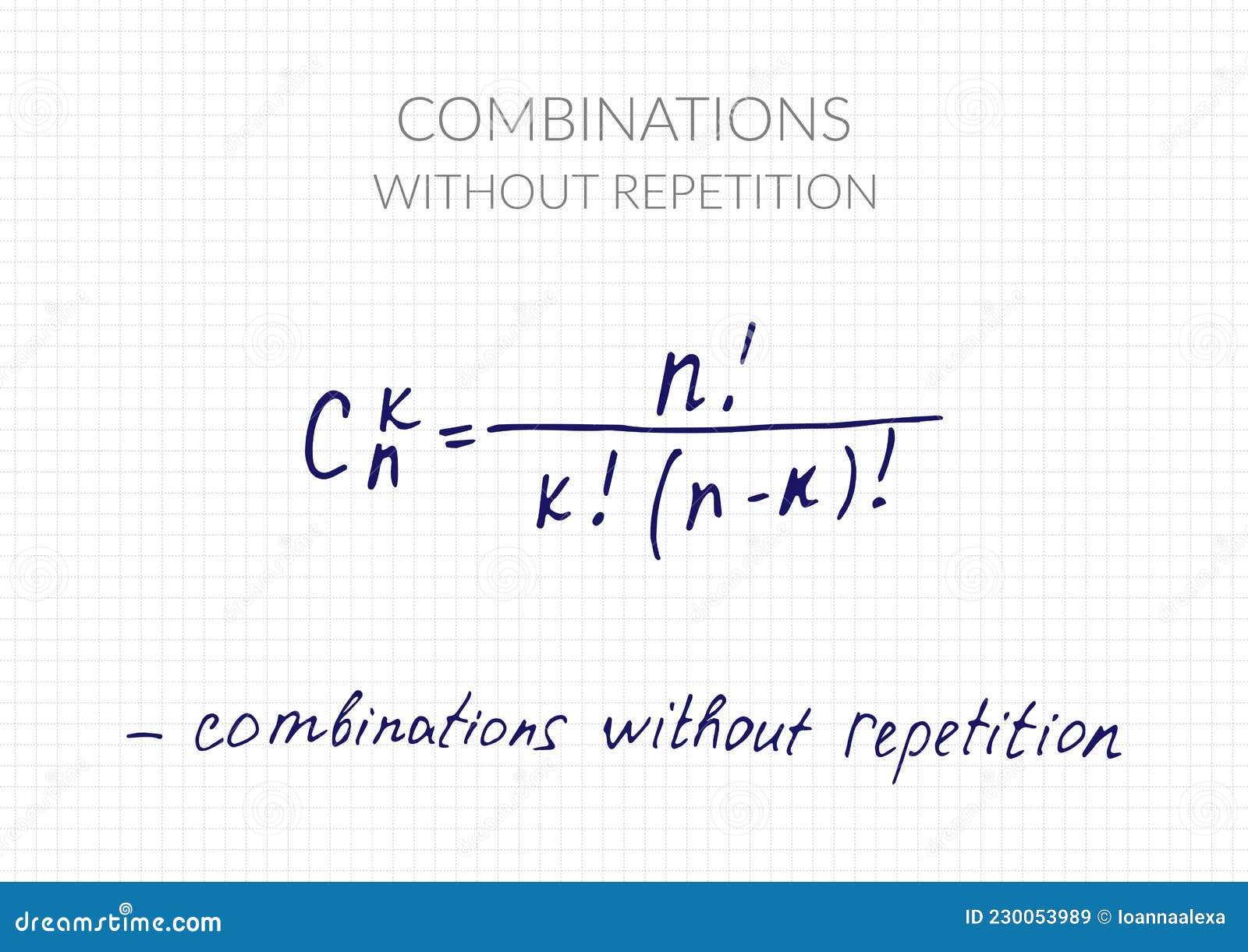 Factorial Formula Vector Mathematical Theorem