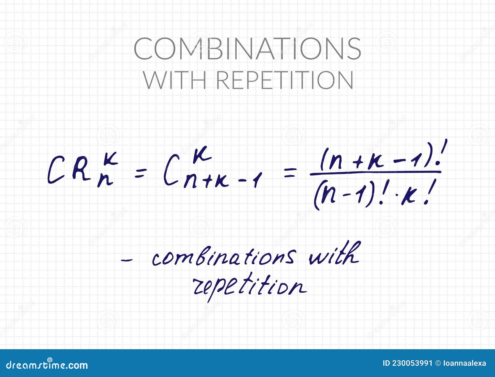 Factorial Formula Vector Mathematical Theorem