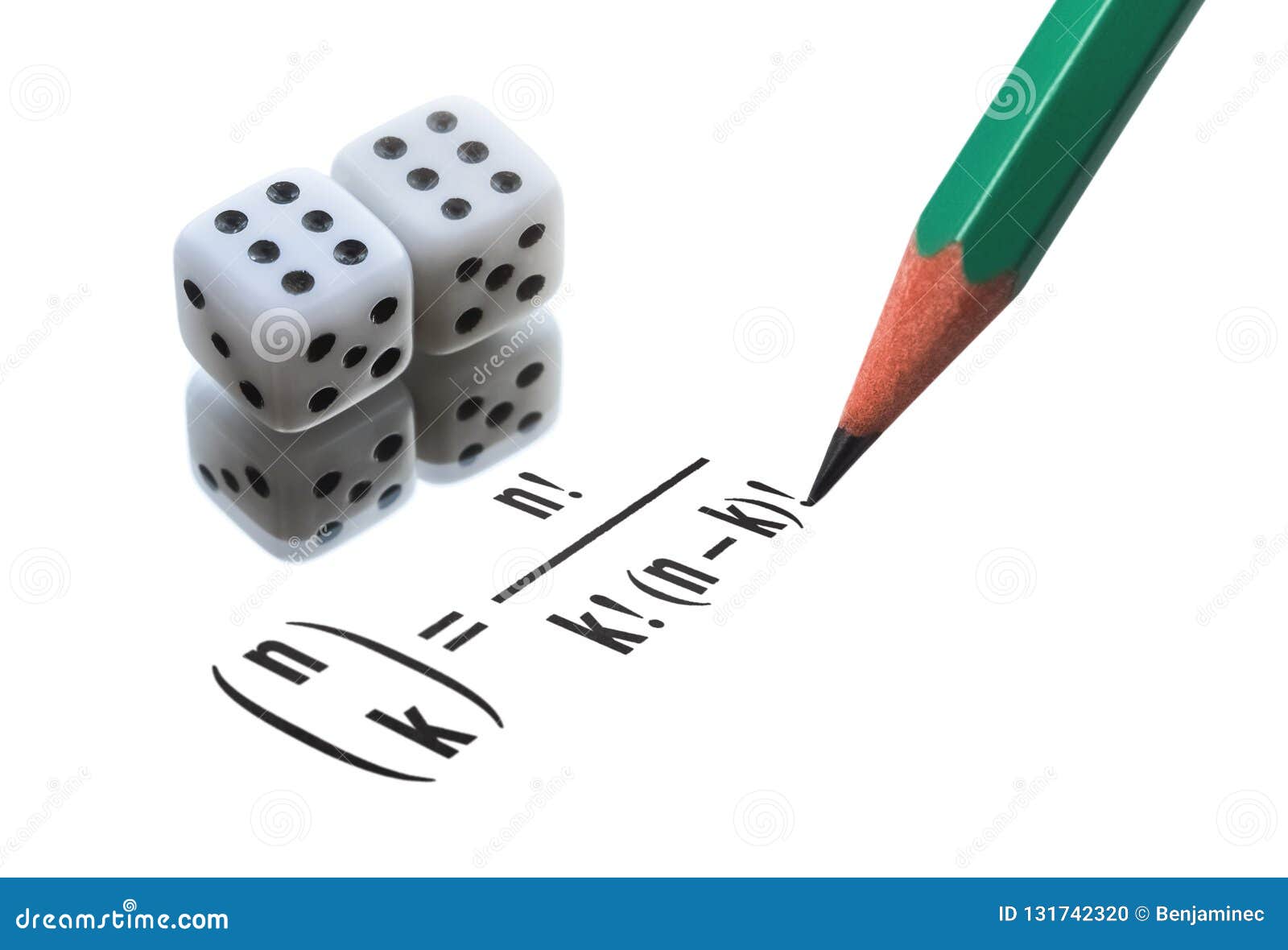 Combinatoria Y Probabilidad Foto de archivo - Imagen de triunfo ...