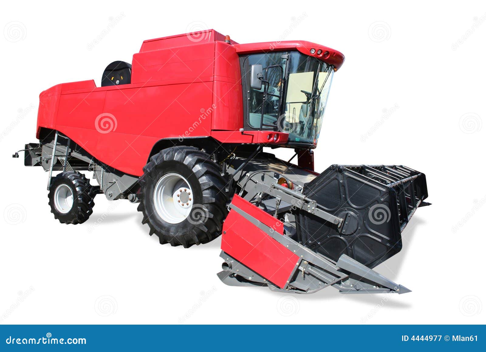 Combine stock image. Image of mower, agriculture, machine - 4444977