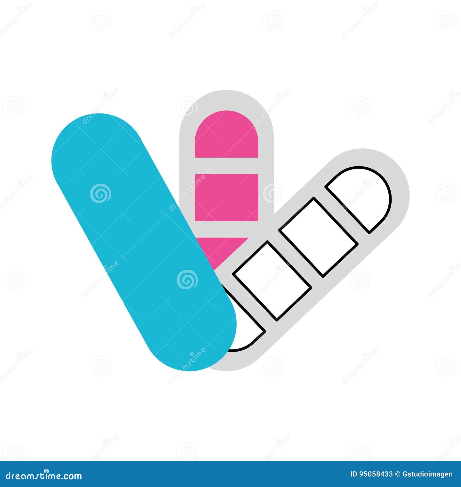 Combine color palette stock vector. Illustration of paint - 95058433