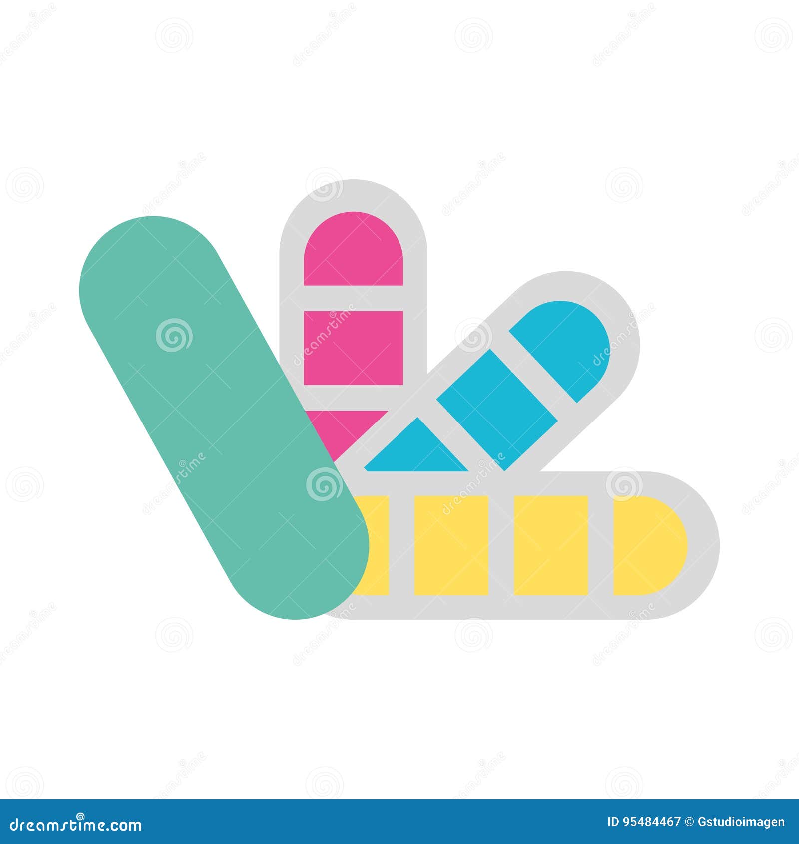 Combine color palette stock vector. Illustration of abstraction - 95484467