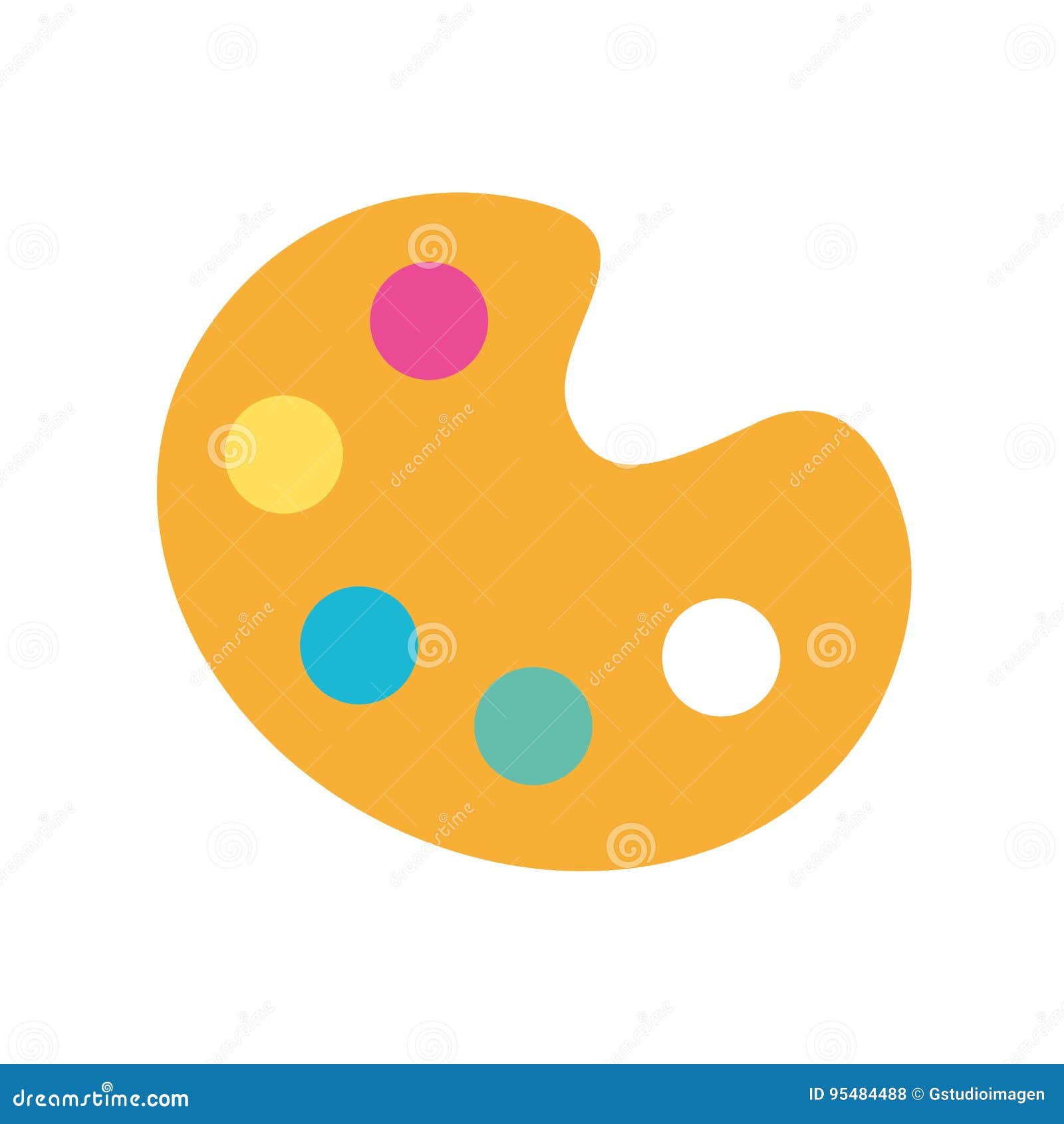 Combine color palette stock vector. Illustration of artistic - 95484488