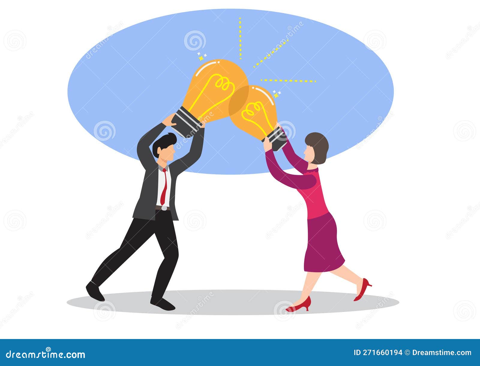 Combine Idea, Synergy or Collaborate To Get Solution, Brainstorm ...