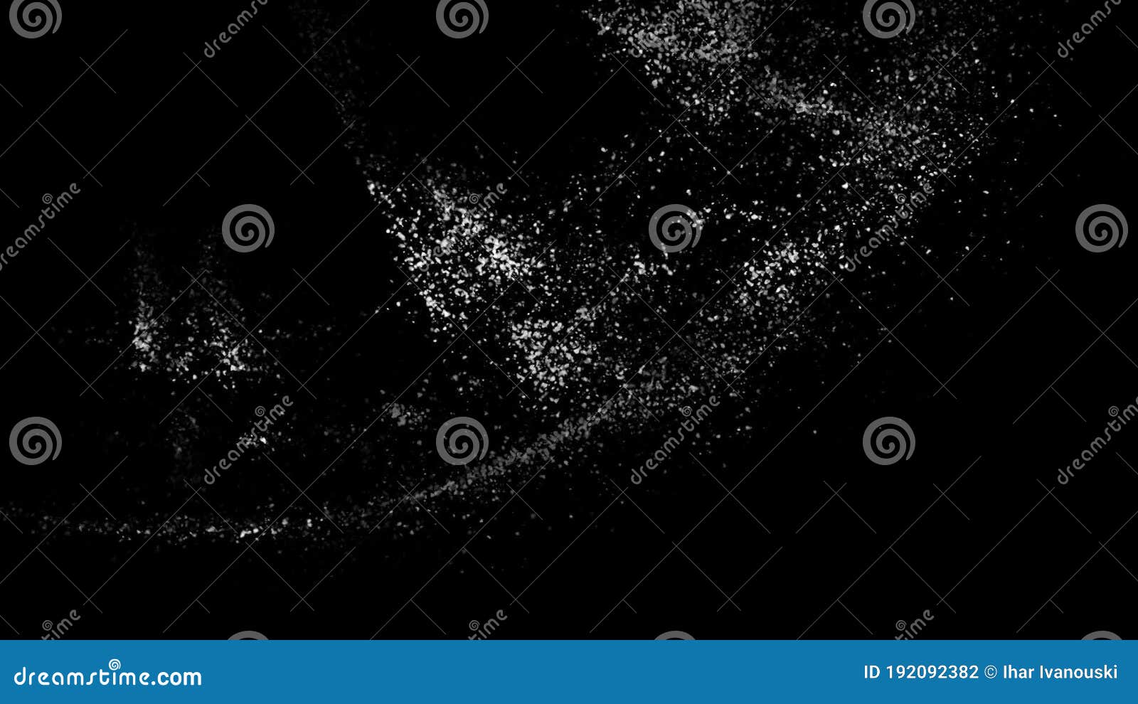 Combined Appearance of Microparticles in the Form of Dust on a Black ...