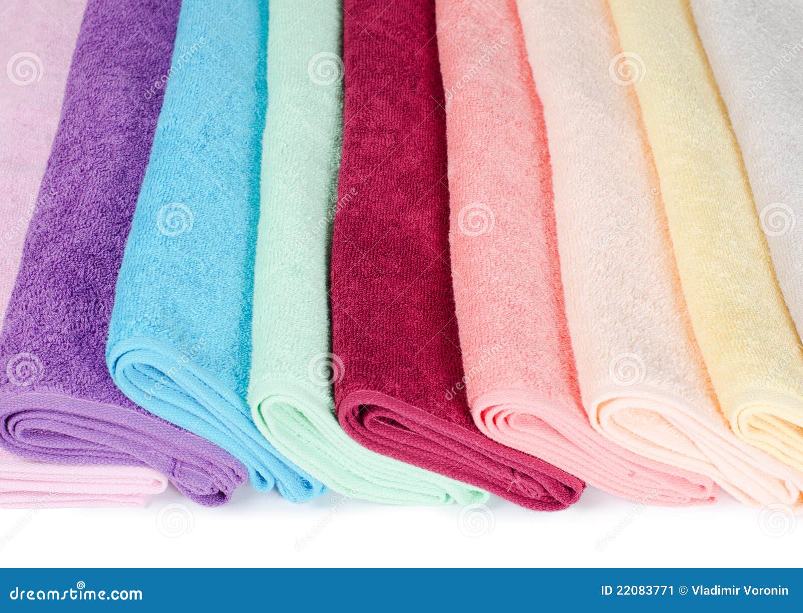 The combined color towels stock image. Image of pink - 22083771
