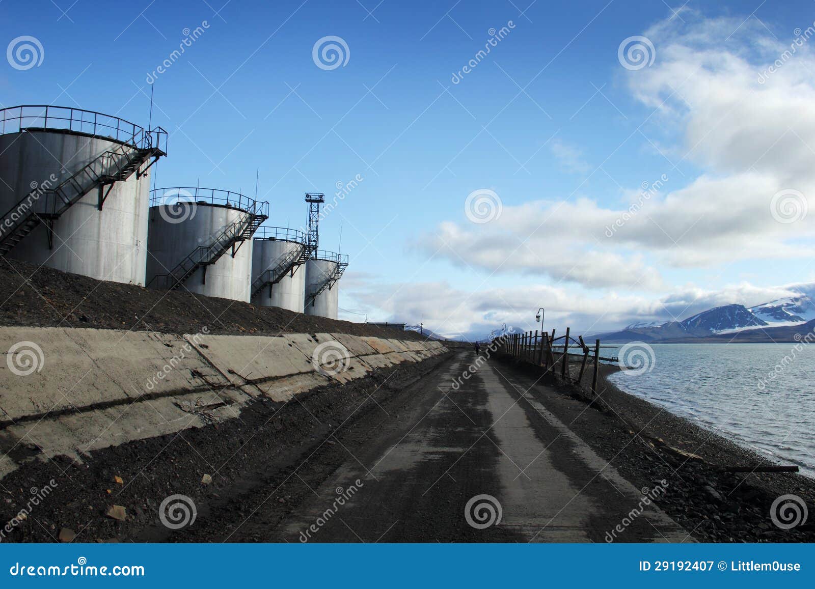 Combined Heat and Power Station in Barentsburg Stock Image - Image of ...