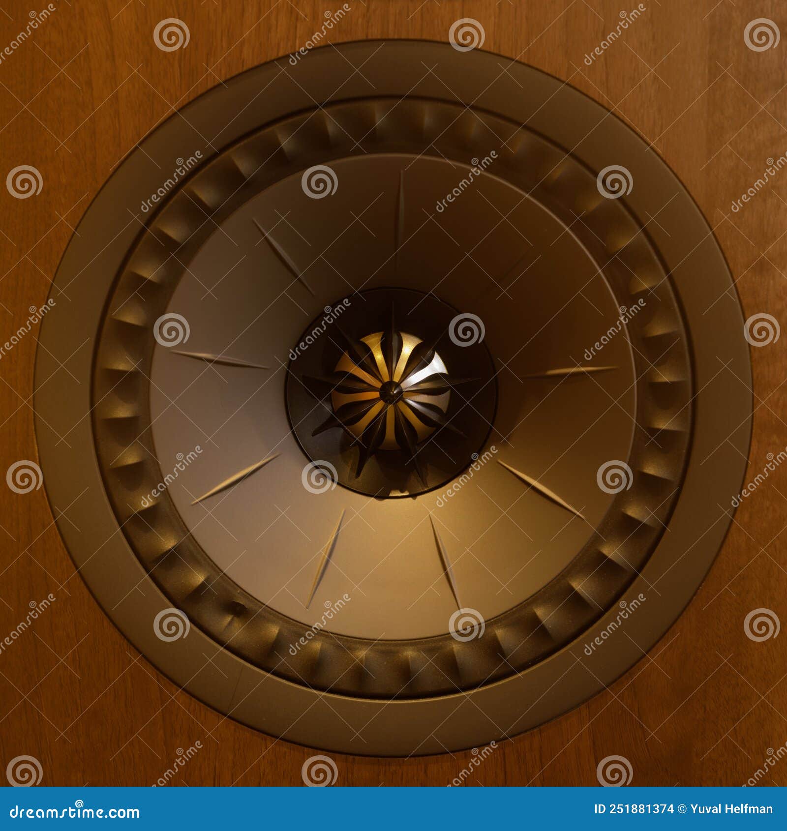 Combined Midrange and Tweeter Speakers Closeup Stock Photo - Image of ...