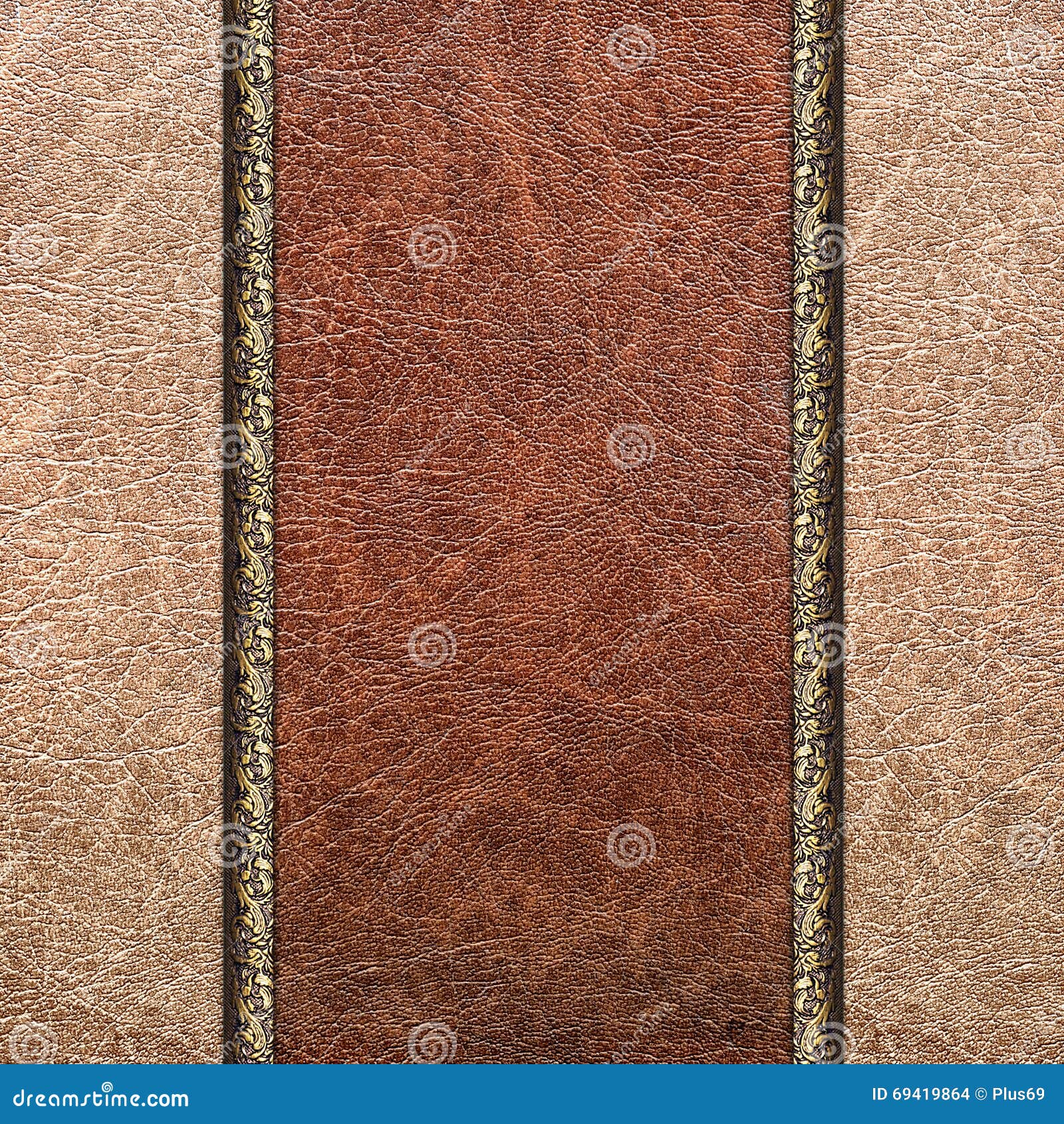 Combined Stitched Leather Background in Vintage Style Stock Photo ...