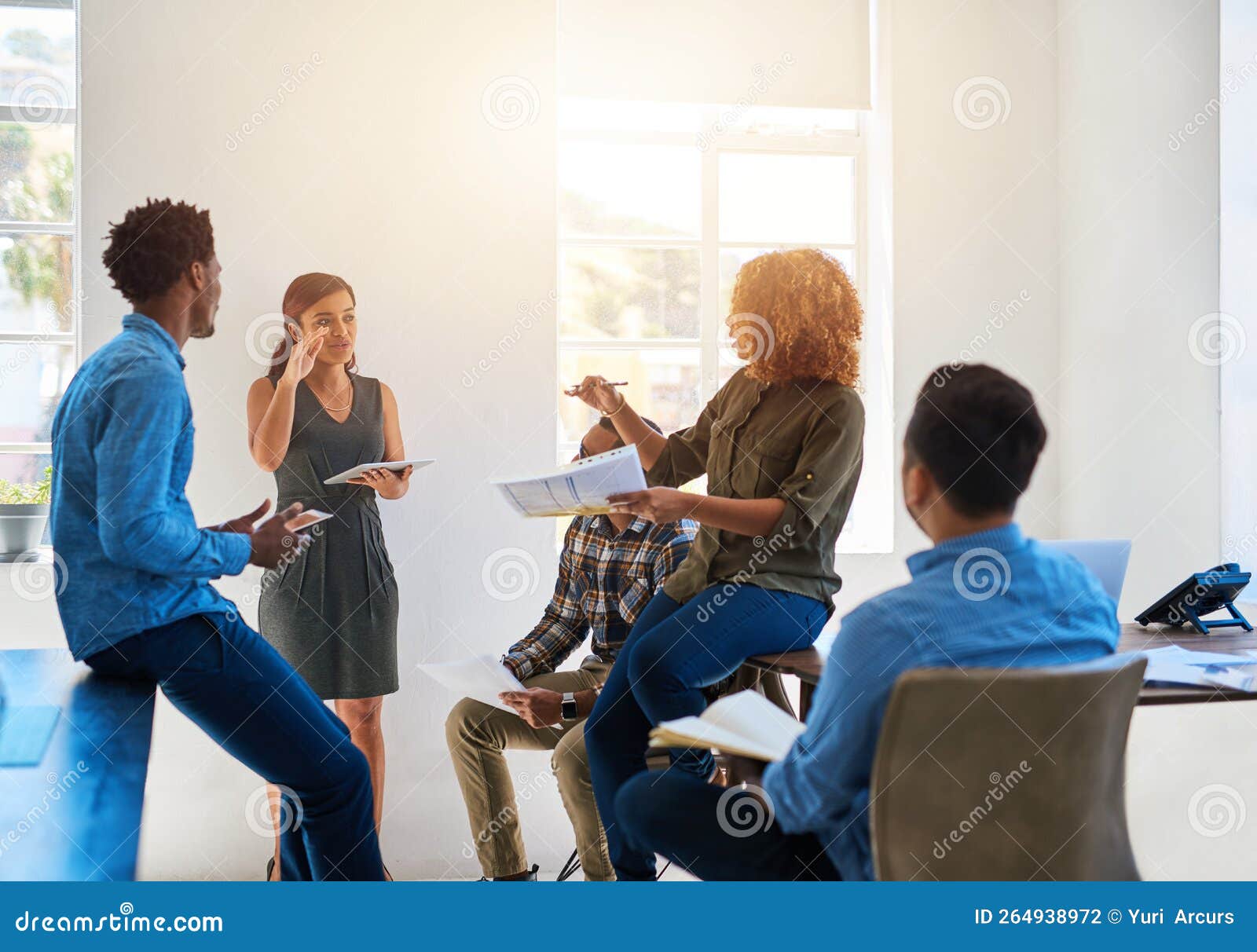 Combining Creative Talent for a Successful Project. a Team of Young ...