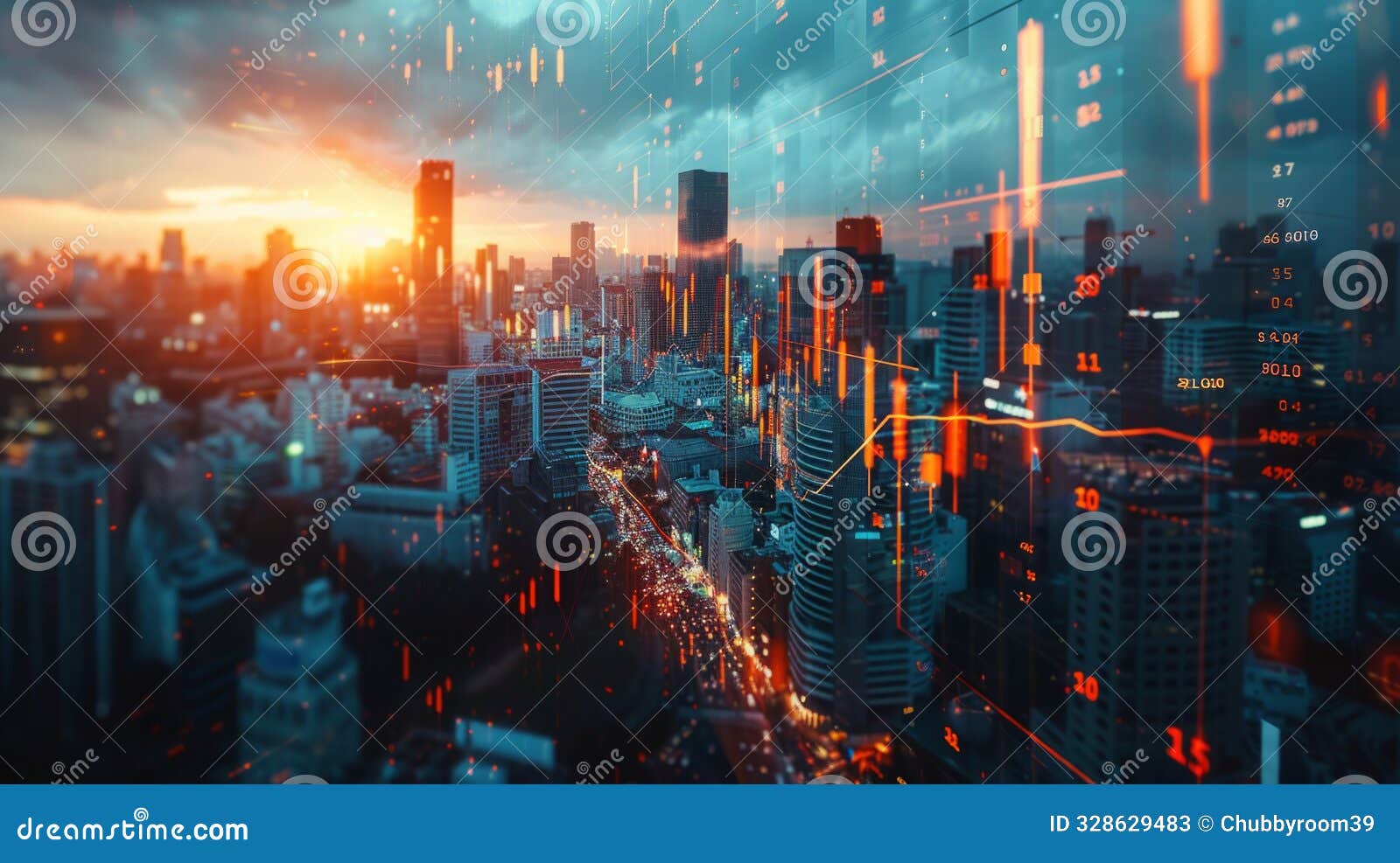 Combining Urban Landscapes with Financial Data To Create a Striking ...